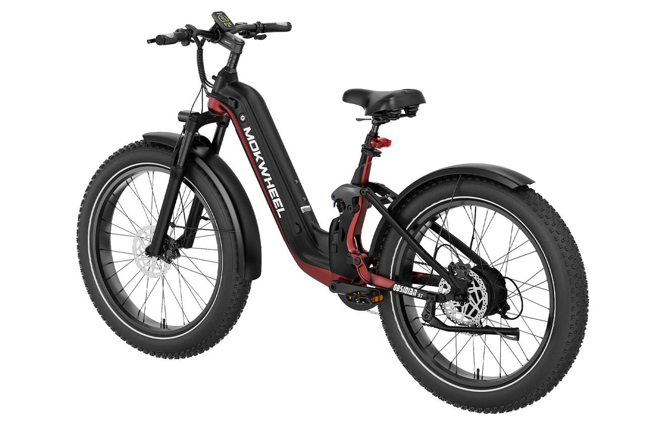 Meet Mokwheel Obsidian ST: Full Suspension Step Through Ebike