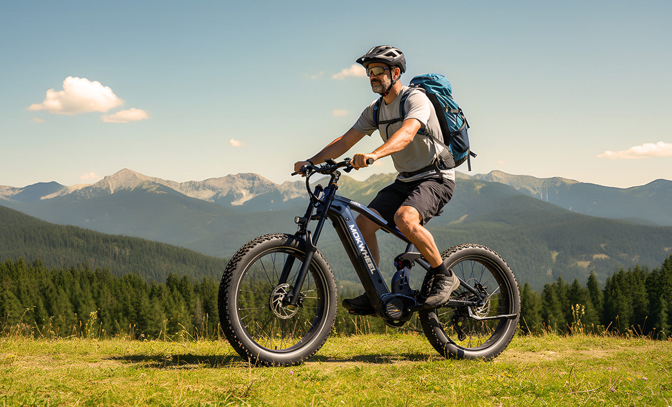 Mid Drive Electric Bike | All-Terrain Full Suspension | Free Shipping