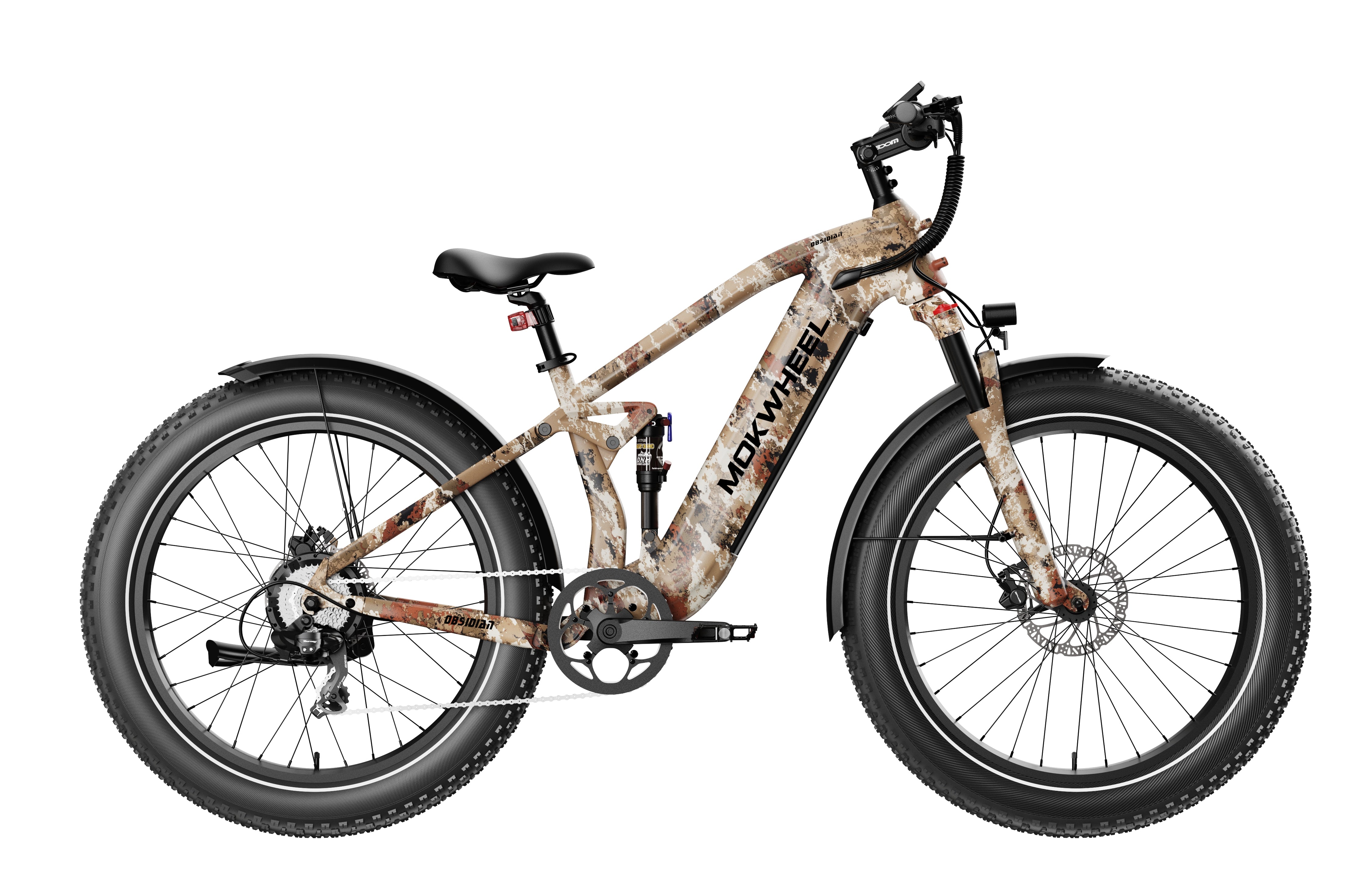 Obsidian| Full Suspension Electric Mountain Bike| Mokwheel