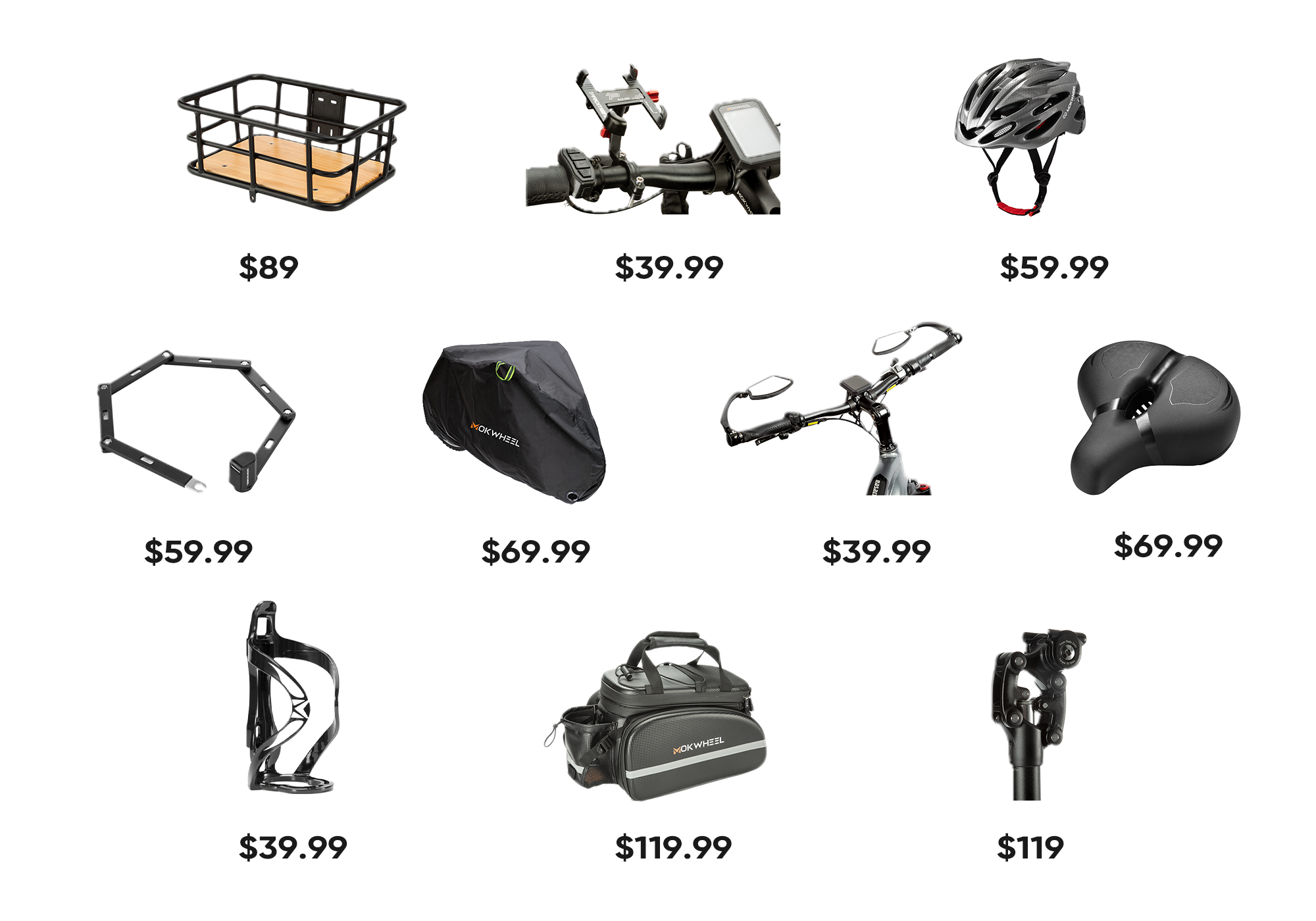 Deluxe Accessory Pack – Mokwheel Bikes US
